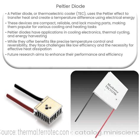 Peltier Diode How It Works Application And Advantages