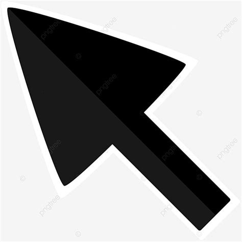 Arrow Transparent Silhouette PNG Images Pointer Arrow Png Transparent Mouse Pointer Arrow