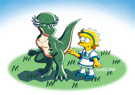 Lisa Simpson Montgomery Burns And Cecilia Nuthatch The Simpsons And