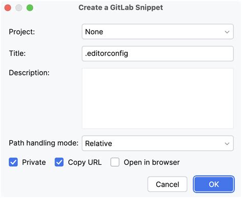 Share Code With Gitlab Snippets Jetbrains Rider Documentation Share Code With Gitlab Snippets Jetbrains Rider Documentation