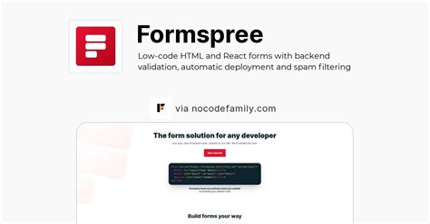 Formspree Reviews Templates And Pricing In 2024