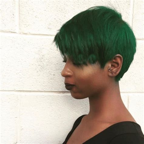 Women Dark Green Pixie Cut Wigs Synthetic Hair Fashion Green Short Wigs Haircut Ebay