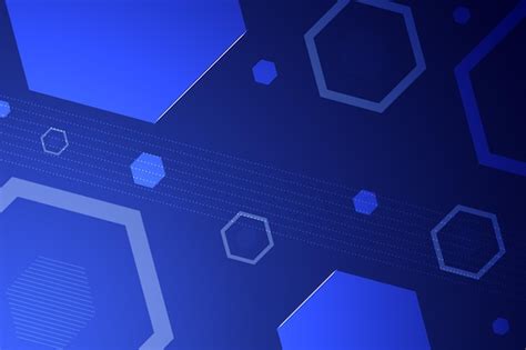 premium photo geometric hexagons pattern gradients big and small
