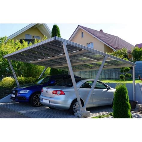 Carport Solaire ClÉ En Main Bipv 2 Voitures Tout Compris Psc Solar Eu
