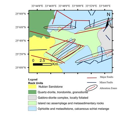 6 Proposed Structural And Geological Map Delineated From Aeromagnetic
