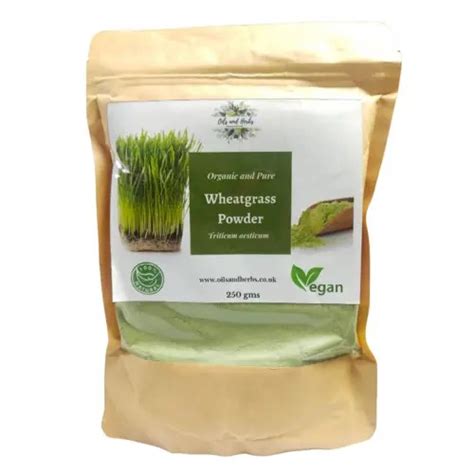 Clean Organic Wheatgrass Powder For Juice Oils And Herbs Uk