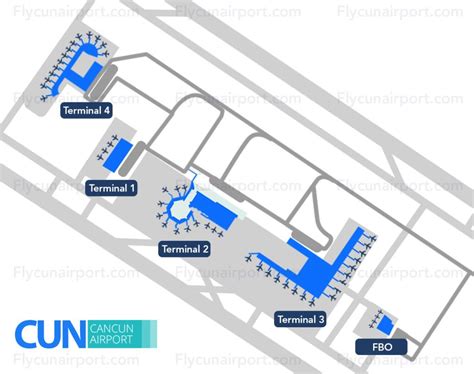 Cancun Airport Map Fly Cancun Airport