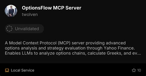 OptionsFlow MCP Server MCP Servers LobeHub