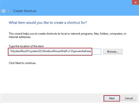 Create A Windows Powershell Shortcut On Windows 10 Desktop