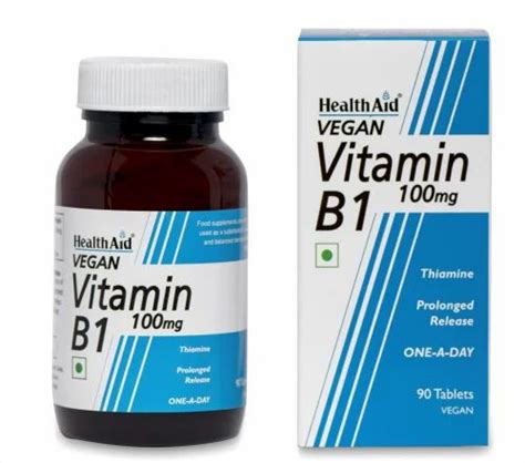 Healthaid Vitamin B1 100mg Thiamin 90 Tablets At ₹ 1440box In Mumbai