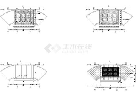 门头设计施工图土木在线