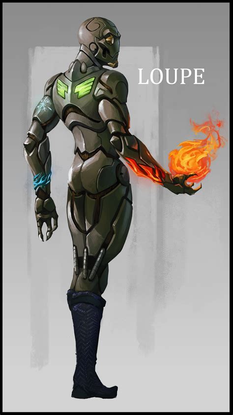 [oc] [art] Commission Of My Way Of The 4 Elements Warforged Monk R Dnd