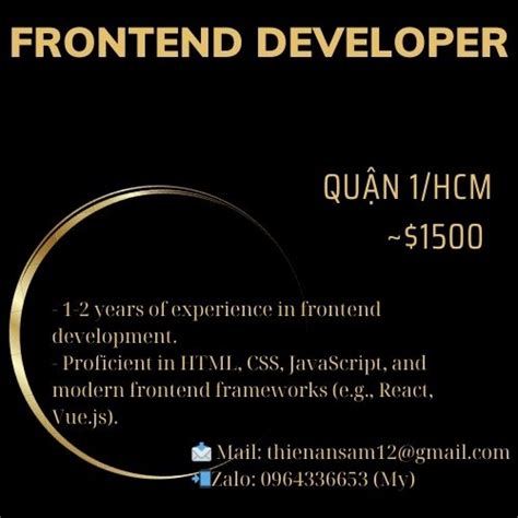 cộng đồng reactjs việt nam [dist 1 hcm] frontend developer~ 1500