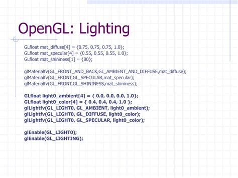 PPT OpenGL Tutorial PowerPoint Presentation Free Download ID