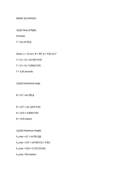 Physics Q Pdf Fluid Dynamics Elasticity Physics