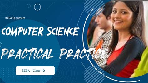 Seba Class 10 Computer Science Practical Half Yearly Sample Question Paper P1 Youtube