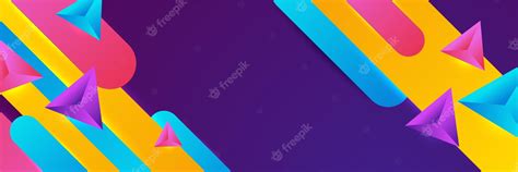 Premium Vector Abstract Colorful Banner Background Color Gradient Abstract Background With