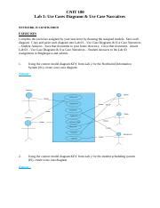 Lab Use Case Diagrams Narratives For System Security Course Hero