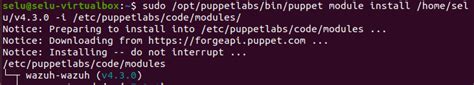 Improve Wazuh Puppet Module Installation Issue Wazuh Wazuh