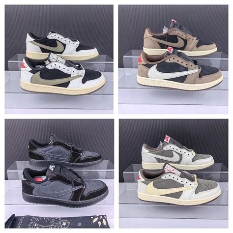￥159g Batch Travish Scott X Air Jordan1 Low Ts G Batch Rsneakerreps
