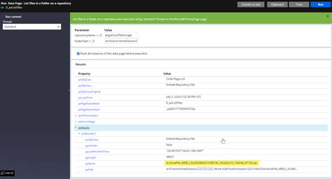 archive case and its associated artifacts support center