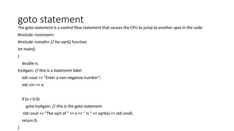 Ppt On C Control Flow And Loops Powerpoint Slides