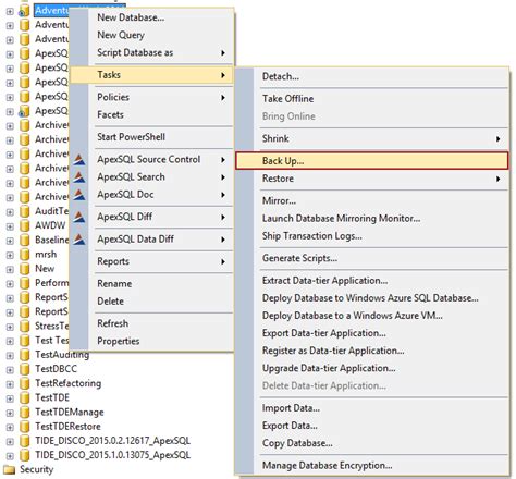 How To Back Up A Database Without The Index Data