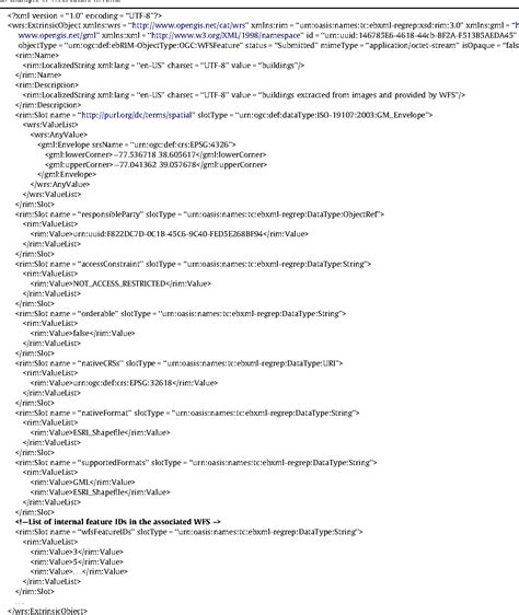 table 1 from intelligent services for discovery of complex geospatial