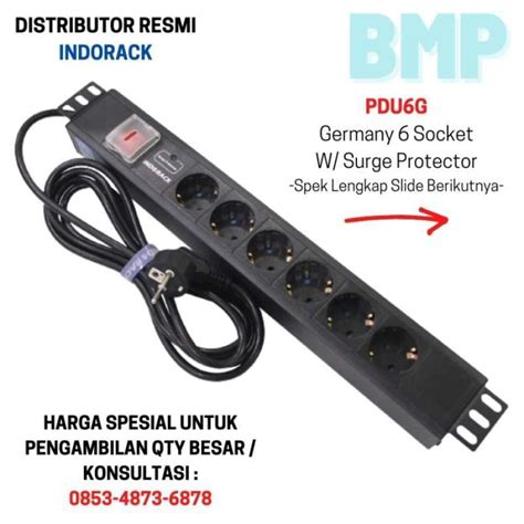 Jual Indorack Pdu 6 Socket Rack Server Colokan Indo C13 C14 Multi