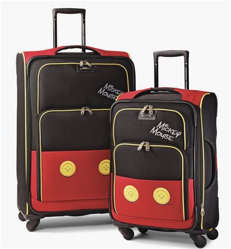 2023 american tourister disney mickey mouse luggage set 1 - AllEars.Net