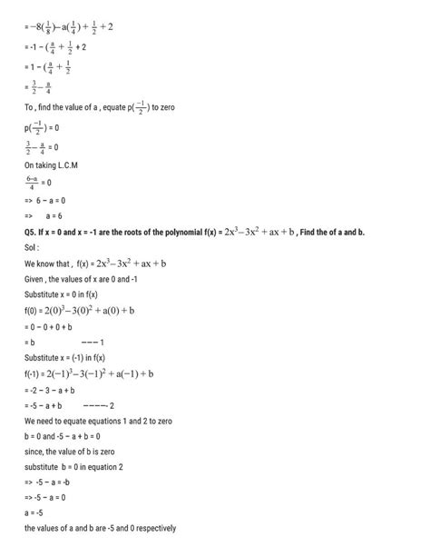 Rd Sharma Solutions Class 9 Chapter 6 Factorisation Of Polynomials Rd Sharma Solutions Class 9 Chapter 6 Factorisation Of Polynomials