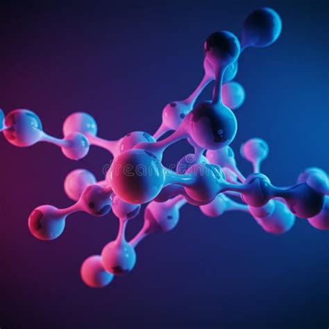 A 3d Rendering Of A Molecular Structure Featuring Interconnected
