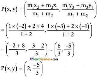 AP SSC Th Class Maths Solutions Chapter Coordinate Geometry Ex AP Board Solutions