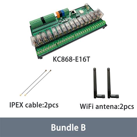 Kc868 E16t Esp32 Tuya Din Rail Relay Module Kincony Iot