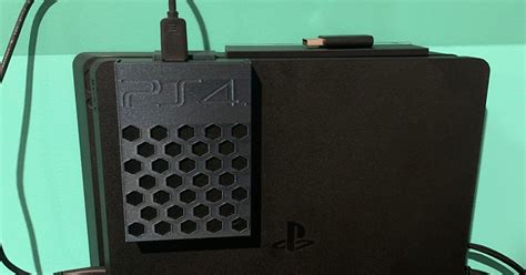 Ps4 Wall Mount External Hard Drive Case Hanger By Coopercubed Download Free Stl Model