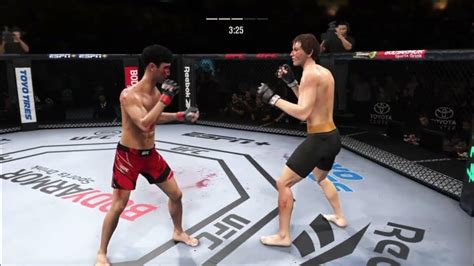 Ufc4얇은 복싱 챔피언은 오만하게최두호에게 도전했습니다 최두호는 링에서 미쳐 몇 번의 펀치로 상대의 뼈를 부러뜨렸고 장면은 매우 폭력적이었습니다 Youtube