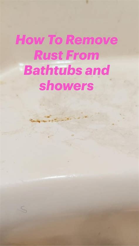 How To Remove Rust Stains From Bathtub Remove Rust Stains How To Remove Rust Bathroom