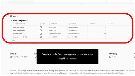 How To Add Checkbox To Notion Calendar Or Table 2025