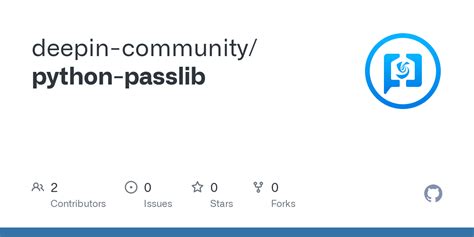 Github Deepin Communitypython Passlib