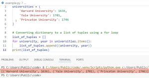 How To Convert Dictionary To List Of Tuples In Python