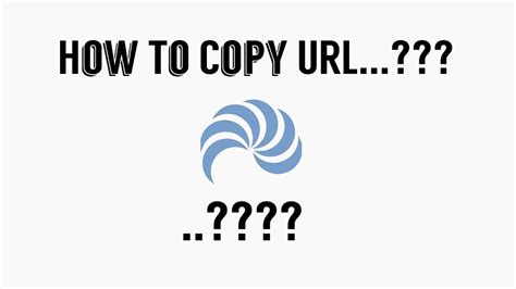 How to Copy URL.. - YouTube