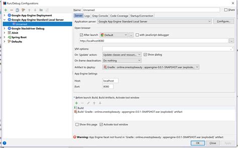The Artifact Isn T Specified Even I Build A War For Artifact Issue Googlecloudplatform
