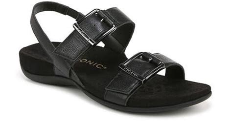 Vionic Reese Slingback Sandal In Black Lyst