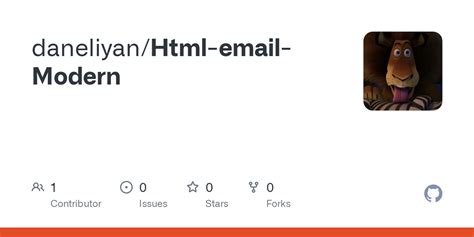 GitHub Daneliyan Html Email Modern