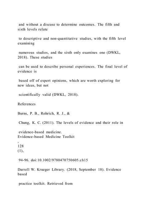 4 Evidence Based Practice Ebp Is A Problem Solving Approach To Pdf