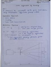 EXP Laser Diffraction Grating Pdf Course Hero