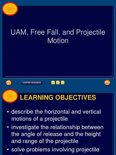 Uam Free Fall And Projectile Motion Pdf Acceleration Velocity