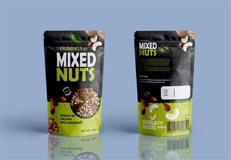 A Beautiful Mixed Nuts Pouch Packaging Design For 25 Seoclerks