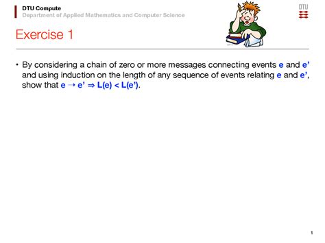 Lecture Notes Lectures Week 1 13 Logical Time Exercises Dtu