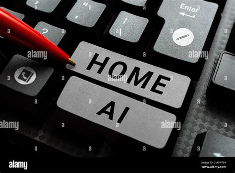 Handwriting Text Home Ai Internet Concept Home Solution That Enables Automating The Bulk Of